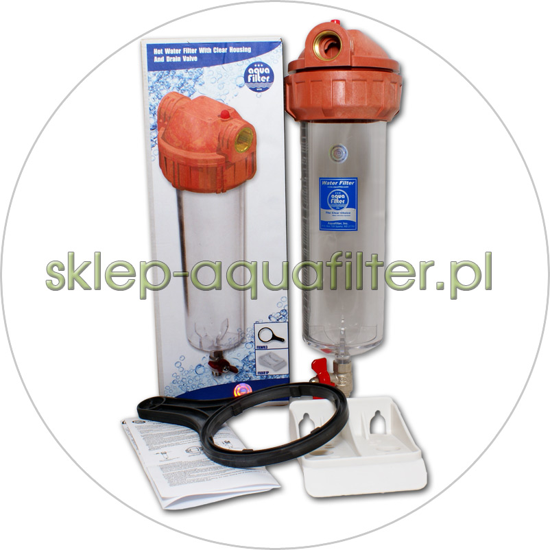 F10NN2PC-V - filtr narurowy do wody gorącej z zaworem spustowym ...